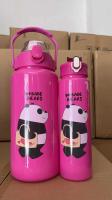 China Customizable 2000ml 900ml 500ml PE Water Bottle Set for Sports Fitness for sale