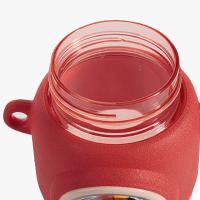 China 690ml Flip Lid Large Mouth Water Bottle Tritan Eco Wheat Straw Drinking Bottle for sale