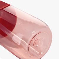 China 690ml Flip Lid Large Mouth Water Bottle Tritan Eco Wheat Straw Drinking Bottle for sale