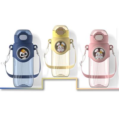 China Anti-Corrosion Coating Personalized Kids Water Bottle 690ML Tritan Material School Child for sale