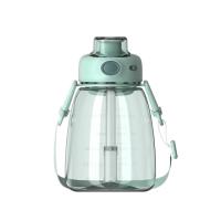 China Eco Friendly Water Bottle 700ml Tritan Plastic with Straw Customizable for Outdoor Hiking for sale