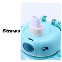 China Eco Friendly Water Bottle 700ml Tritan Plastic with Straw Customizable for Outdoor Hiking for sale