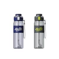 China Custom Logo Eco Friendly Tritan Wide Mouth Water Bottle 680ml 860ml Reusable Hiking for sale