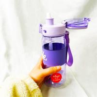 China Custom Logo Eco Friendly Tritan Wide Mouth Water Bottle 680ml 860ml Reusable Hiking for sale