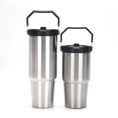 China 304 Stainless Steel Insulated Travel Coffee Mug 20oz 30oz with Lid and Handle for sale