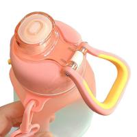 China 950ml Tritan Girls Water Bottle with Straw for Sports Clubs Promotional Custom for sale