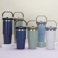 China 304 Stainless Steel Insulated Travel Coffee Mug 20oz 30oz with Lid and Handle for sale