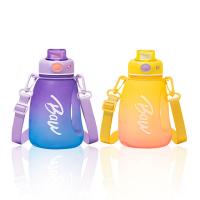 China Custom Sublimation Sports Water Bottle 950ml Tritan with Flip Top for Hiking Camping for sale