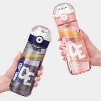 China Cartoon Tritan Plastic Water Bottle for Kids 480ml 620ml BPA Free School for sale