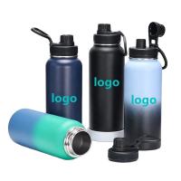 China 32oz 1L Wide Mouth Stainless Steel Vacuum Flask Water Bottle 304 for sale