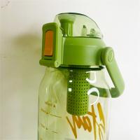 China Korea Tritan Fruit Infuser Water Bottle 850ml 1L Anti-corrosion Coating Sports Cup for sale