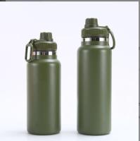 China Custom Logo 32oz 1L 304 Stainless Steel Water Bottle Minimalist Portable for sale