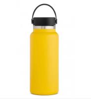 China Custom Logo 32oz 1L 304 Stainless Steel Water Bottle Minimalist Portable for sale