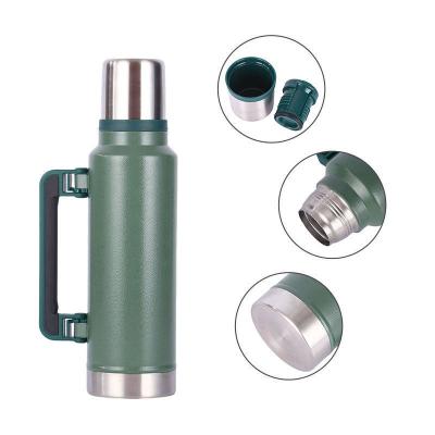 China Custom Logo 1900ml Stainless Steel Kettle 304 Inside for Hiking Camping Outdoor Fitness for sale