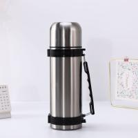 China Custom 1.2L 1.8L Vacuum Stainless Steel Water Bottle Insulated Leak Proof Outdoor Hiking Flask for sale