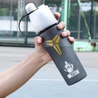 China Outdoor Sports Spray Bottle 600ml Insulated Plastic Cup Double Walled PC ABS for sale
