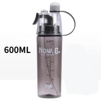 China Portable Outdoor Sports Spray Water Bottle 400ml 600ml PC ABS Plastic BPA Free for Climbing Hiking for sale