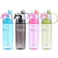 China Portable Outdoor Sports Spray Water Bottle 400ml 600ml PC ABS Plastic BPA Free for Climbing Hiking for sale
