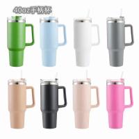 China 40oz 304 Stainless Steel Vacuum Insulated Tumbler with Handle and Straw 1200ml for sale