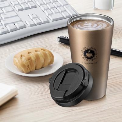 China Custom 304 Stainless Steel Vacuum Insulated Coffee Tumbler 500ml for sale