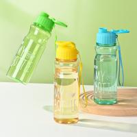 China 500ml Transparent PET Sports Water Bottle 22cm Height Custom Color for Outdoor Use for sale