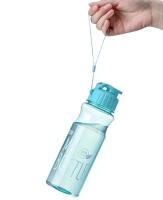 China 500ml Eco Friendly BPA Free PET Plastic Drinking Water Bottle with Rope Handle for Travel for sale