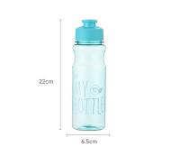 China 500ml Eco Friendly BPA Free PET Plastic Drinking Water Bottle with Rope Handle for Travel for sale
