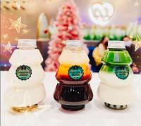 China Christmas Tree Shaped Plastic Water Bottle 500ml for Juice Milk Tea Coffee for sale