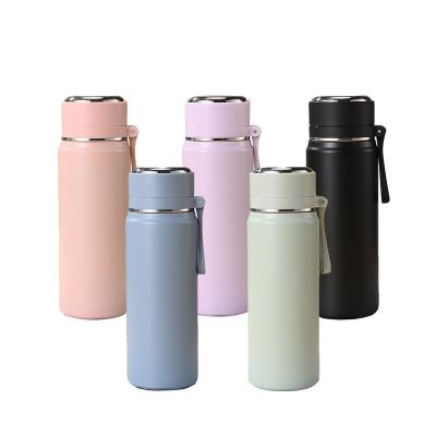China Custom Logo 500ml 316 Stainless Steel Insulated Water Bottle Leakproof Sports Gym Cup for sale
