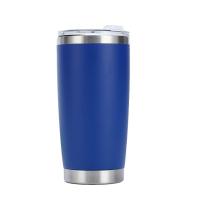 China 20oz 304 Stainless Steel Vacuum Insulated Coffee Mug with Lid Double Wall Thermal Cup for sale