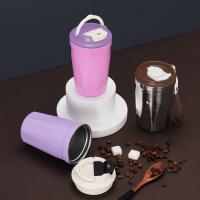 China 304 Stainless Steel Coffee Mug 420ml Insulated Travel Bottle Leakproof Custom for sale