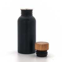China 350ml 304 Stainless Steel Vacuum Flask with Bamboo Lid 220g Lightweight for sale