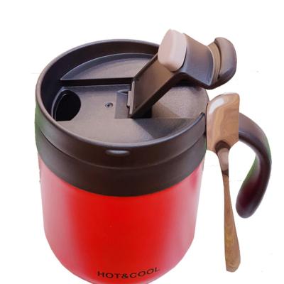 China 304 Stainless Steel Insulated Coffee Mug 350ml 500ml Leak Proof for Office Camping for sale