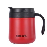 China 304 Stainless Steel Insulated Coffee Mug 350ml 500ml Leak Proof for Office Camping for sale