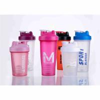 China 400ml 600ml Plastic Protein Shaker Bottle Glitter Bubble Tea Outdoor Sports for sale
