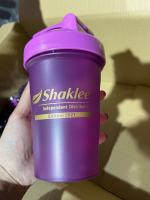 China 400ml 600ml Plastic Protein Shaker Bottle Glitter Bubble Tea Outdoor Sports for sale