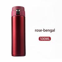 China Custom Stainless Steel Thermos 400ml 500ml Leakproof Vacuum Water Bottle Portable Outdoor for sale