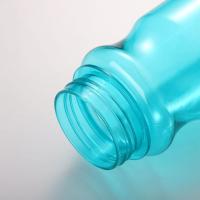 China 500ml PET Sports Water Bottle BPA Free Leakproof Cap Clear Custom Color 22cm for sale