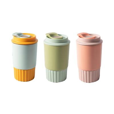 China Double Wall Vacuum Insulated Coffee Cup 350ml 304 Stainless Steel Reusable Mug with Sealed Lid for sale