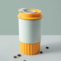 China Double Wall Vacuum Insulated Coffee Cup 350ml 304 Stainless Steel Reusable Mug with Sealed Lid for sale