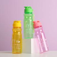 China 500ml Plastic Water Bottles in Bulk Portable Clear Drinking Cups for Stocked Items for sale
