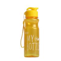 China 500ml BPA Free Sports Plastic Drinking Bottle Matte Finish Outdoor Gym Cup for sale