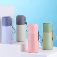 China 280ml 500ml 304 Stainless Steel Mini Bullet Thermos Bottle Portable with Rope for sale