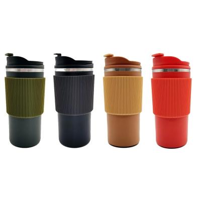China 450ml Double Wall Vacuum Insulated Stainless Steel Travel Coffee Tumbler Cup 304 for sale