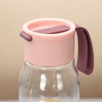 China OEM Tritan Water Bottle 550ml Transparent Portable Plastic Cup for Outdoor Sports for sale