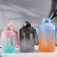 China Large Capacity Plastic Sports Water Bottle 1500ML 2300ML 3800ML BPA Free Eco Friendly for sale