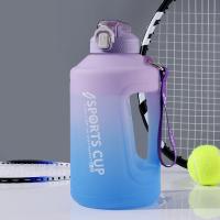 China Large Capacity Plastic Sports Water Bottle 1500ML 2300ML 3800ML BPA Free Eco Friendly for sale