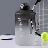 China Large Capacity Plastic Sports Water Bottle 1500ML 2300ML 3800ML BPA Free Eco Friendly for sale
