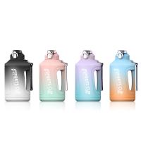 China Large Capacity Plastic Sports Water Bottle 1500ML 2300ML 3800ML BPA Free Eco Friendly for sale