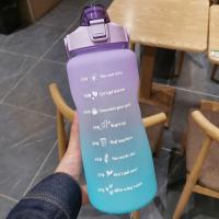 China Progressive Color 2000ml Large Capacity Water Bottle with Lid for Outdoor Sports Fitness for sale